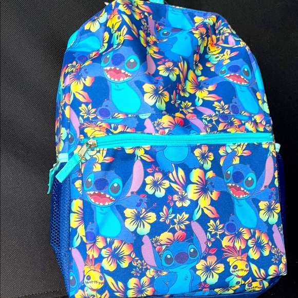 Disney | Accessories | Disney Stitch Hawaiian Full Sized Backpack ...